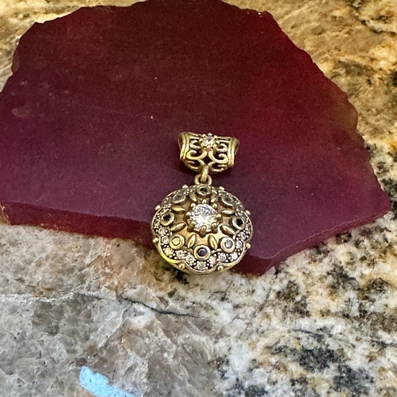 Hand Crafted | Jewelry | Two Tone Turkish Cz Pendant | Poshmark